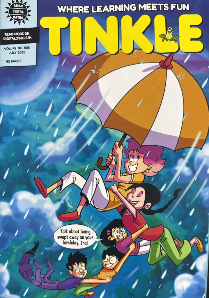 Tinkle Kids magazine July 2025 - Rainy Season Special - iDreams Store